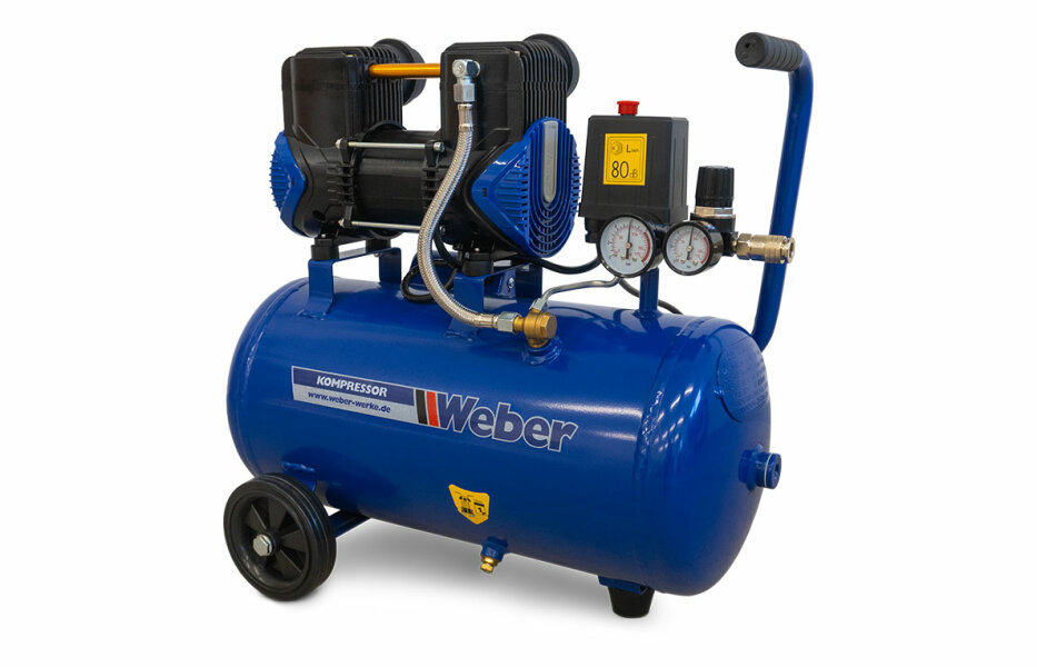 NEU IM SHOP – Flüster Kompressor 230 V / 8 bar / 24 l Tank